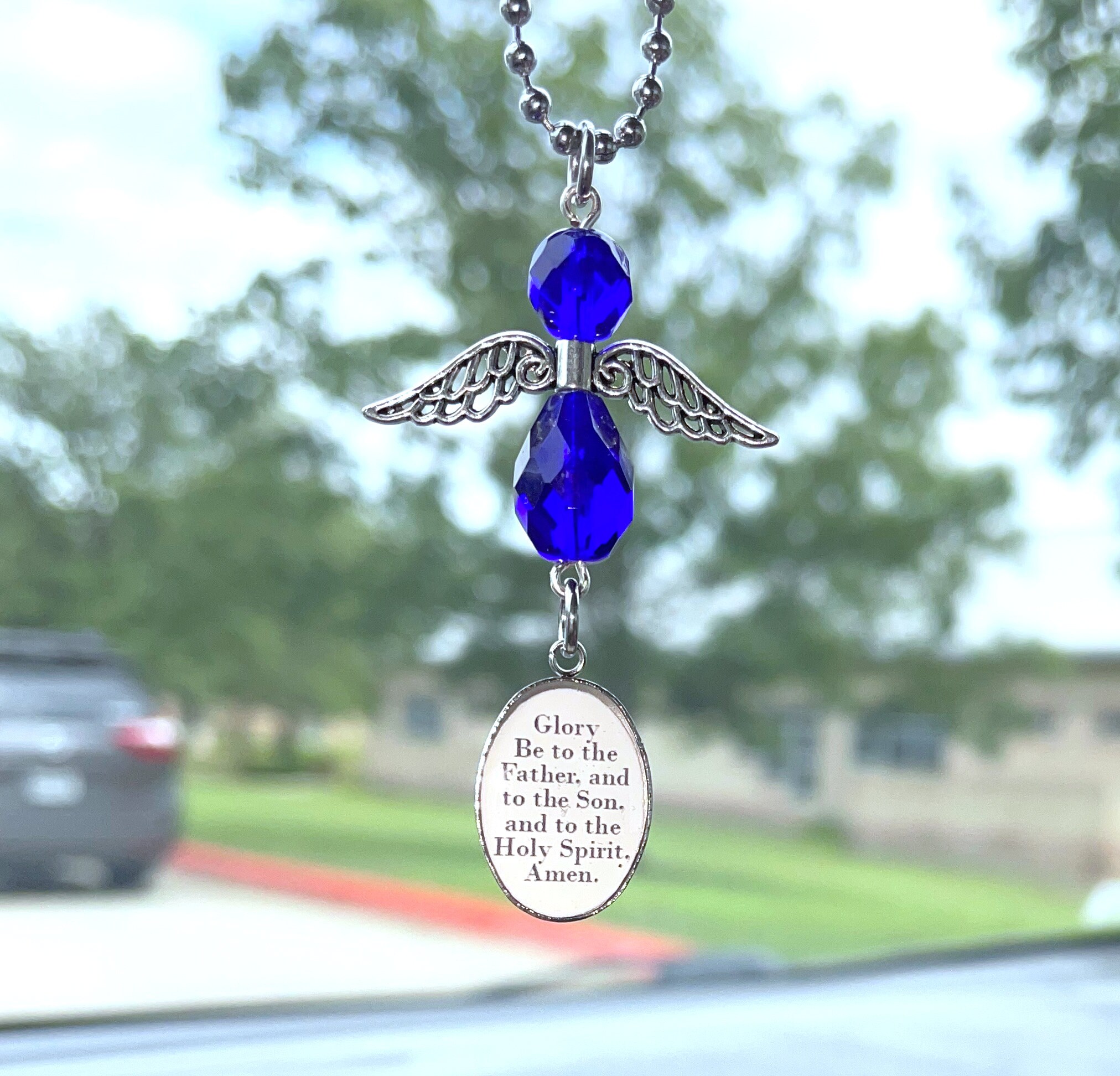 Guardian Angel Rearview Mirror Decor | Etsy