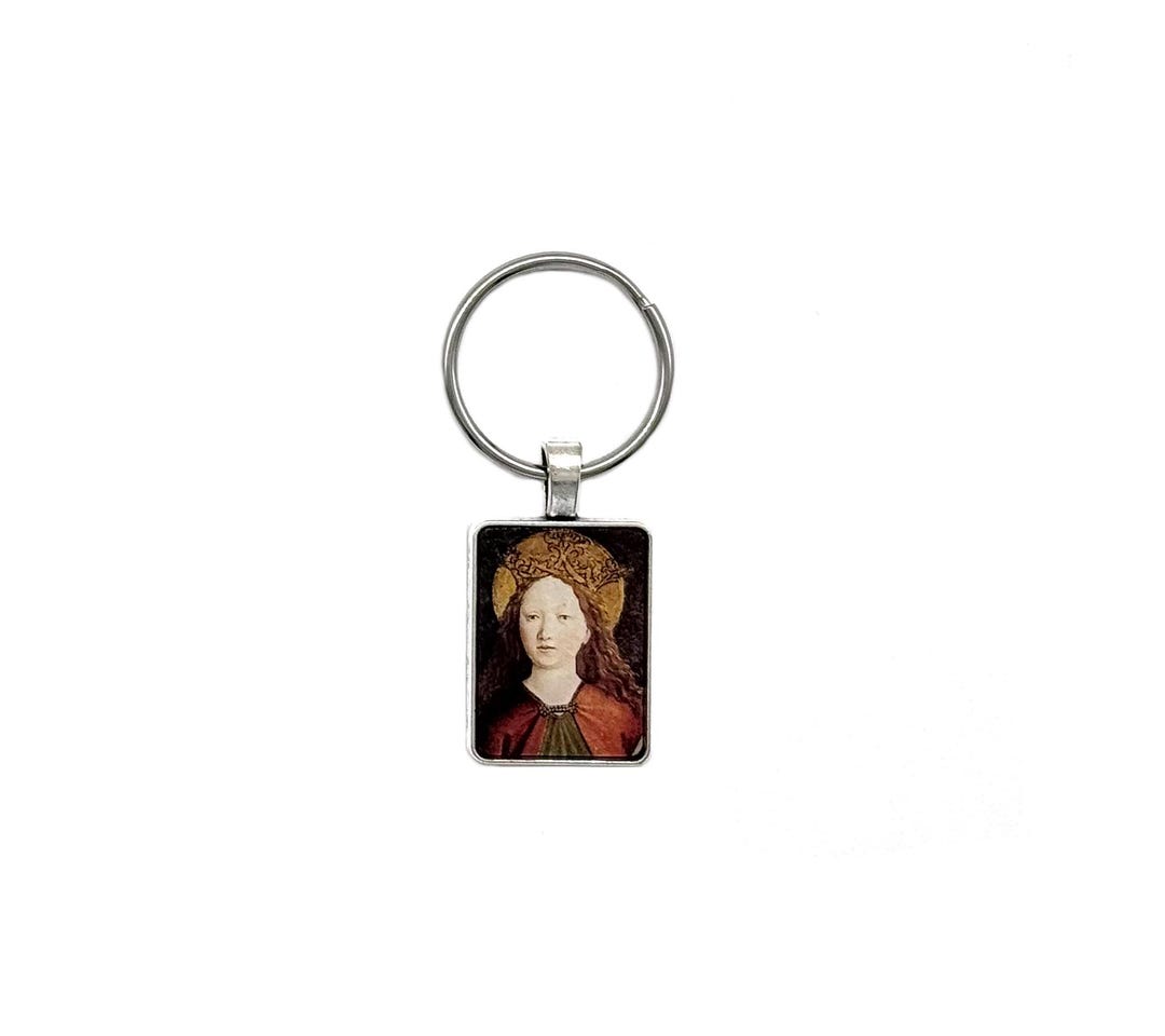 Saint Catherine of Alexandria Key Chain - Etsy