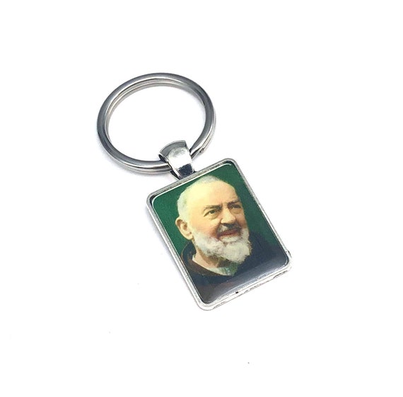 Saint Pio of Pietrelcina Padre Pio Key Chain | Etsy