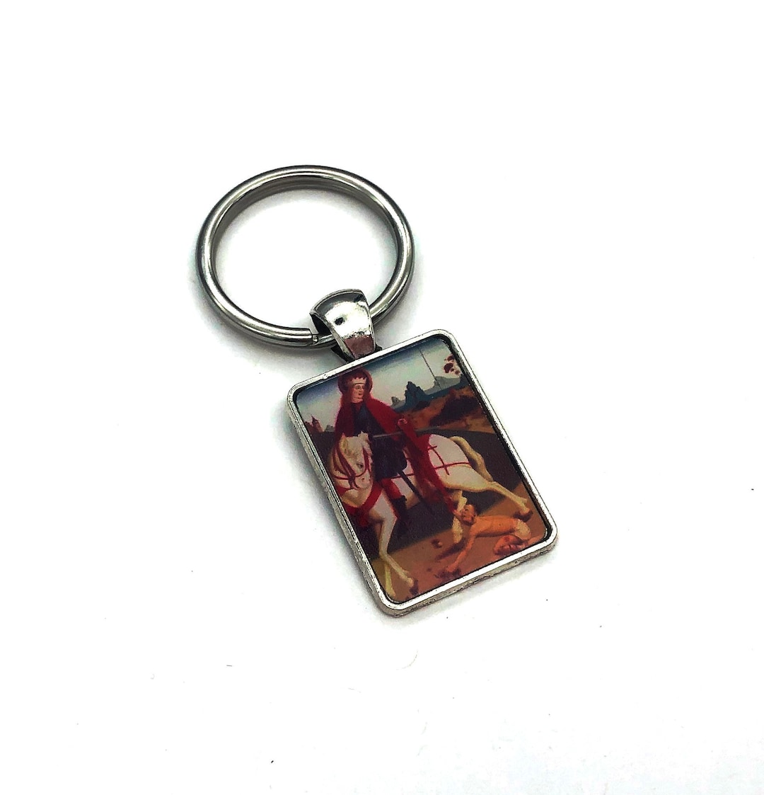 Saint Martin of Tours Key Chain - Etsy