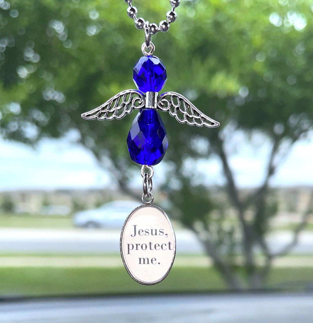 Guardian Angel Rearview Mirror Decor - Etsy