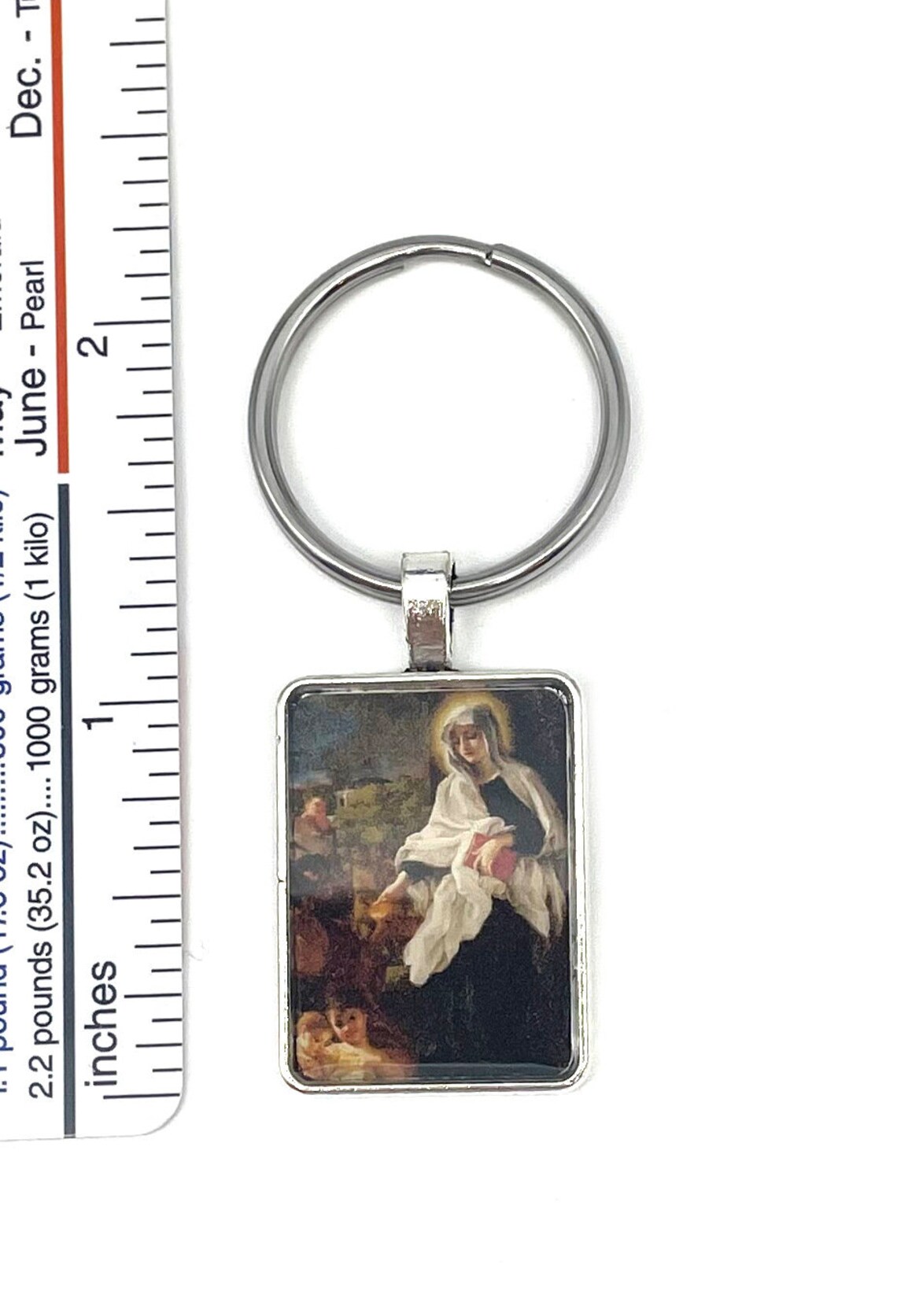 Saint Frances of Rome Key Chain - Etsy