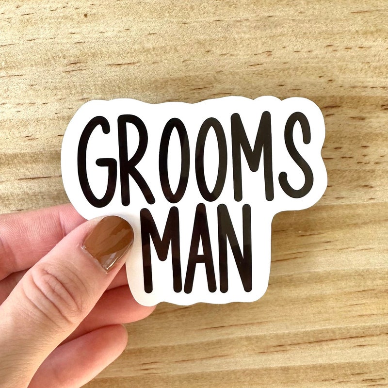 Groomsman Sticker - Etsy