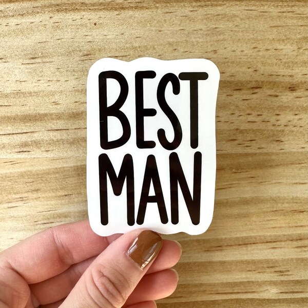 Groomsman Sticker - Etsy