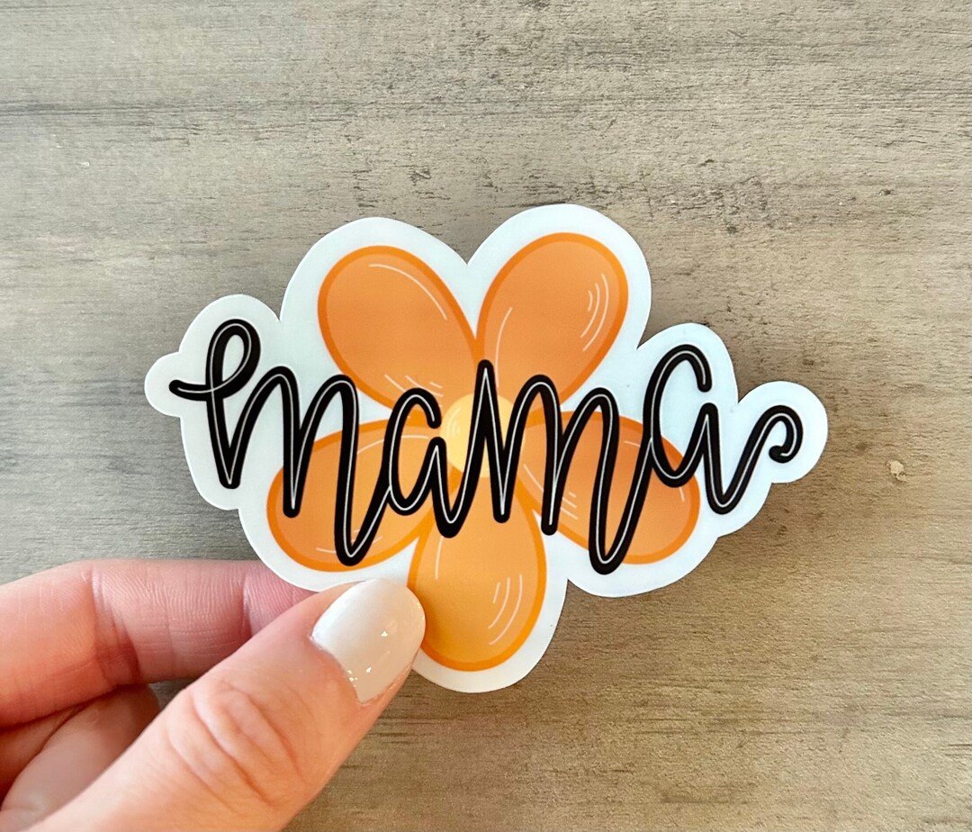 Mama Sticker Mothers Day Gift Vinyl Sticker - Etsy