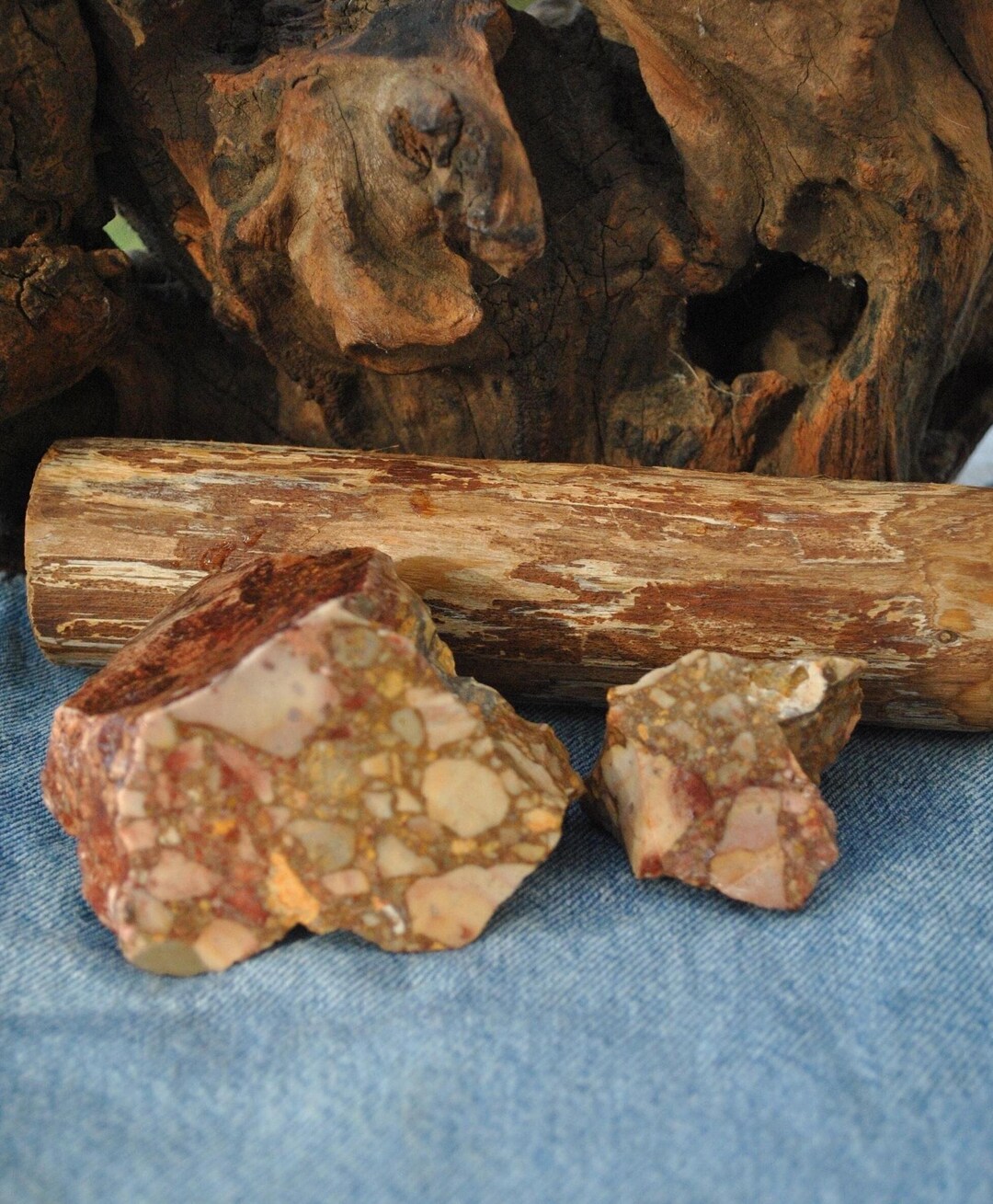Rough Pudding Stone Lot; Conglomerate Rock; Lapidary Stone; Cabbing ...