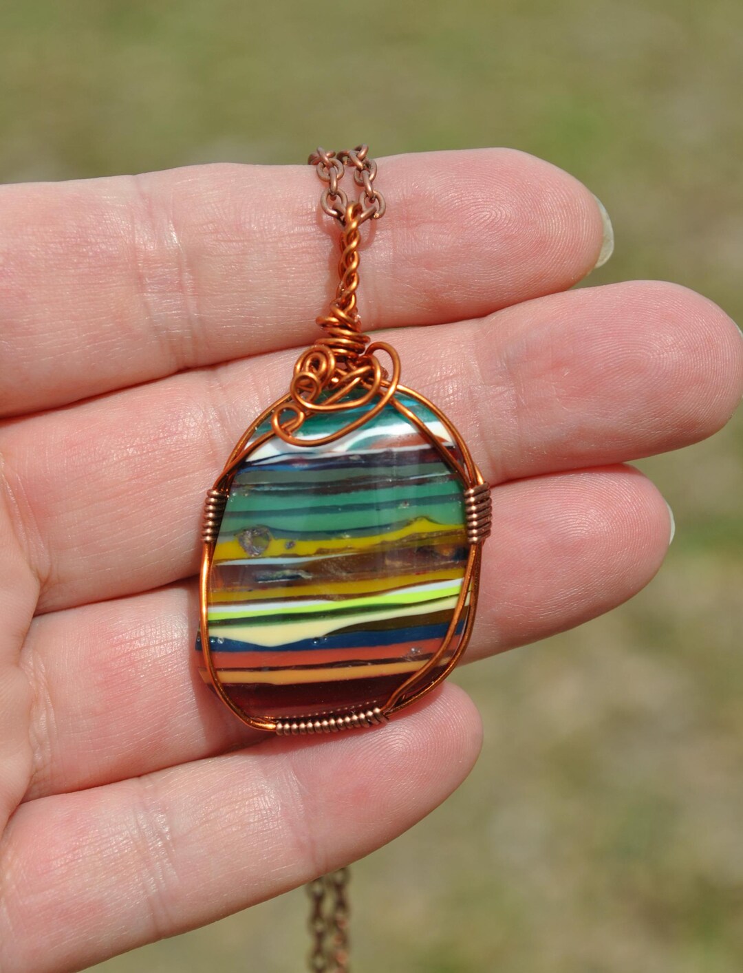 Surfite Pendant; Surfboard Resin Necklace; Surf Lover Gift; Wire Wrap ...