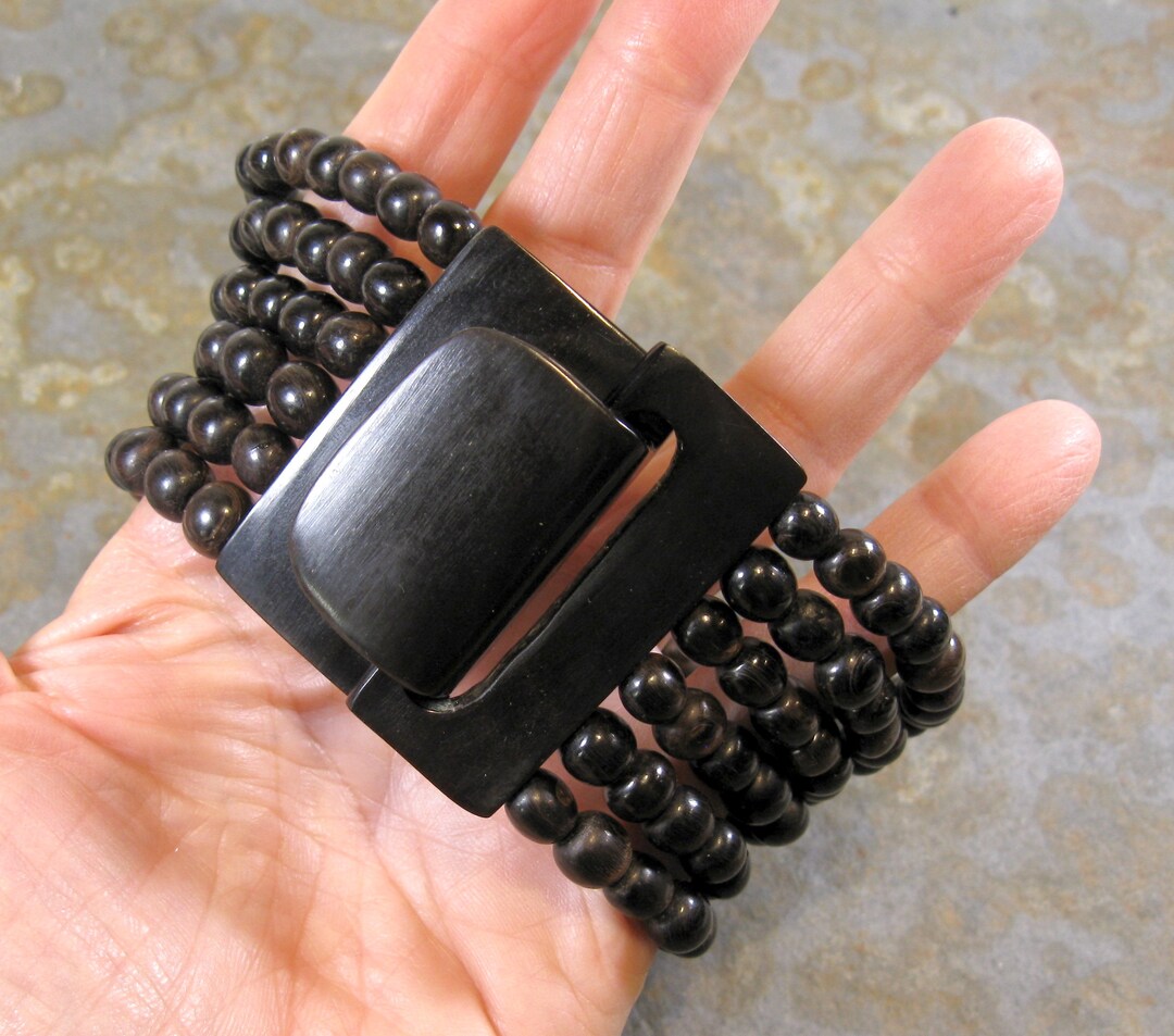 Unique Gerda Lynggaard - MONIES Denmark Horn 6 Strand Graduated Forearm ...