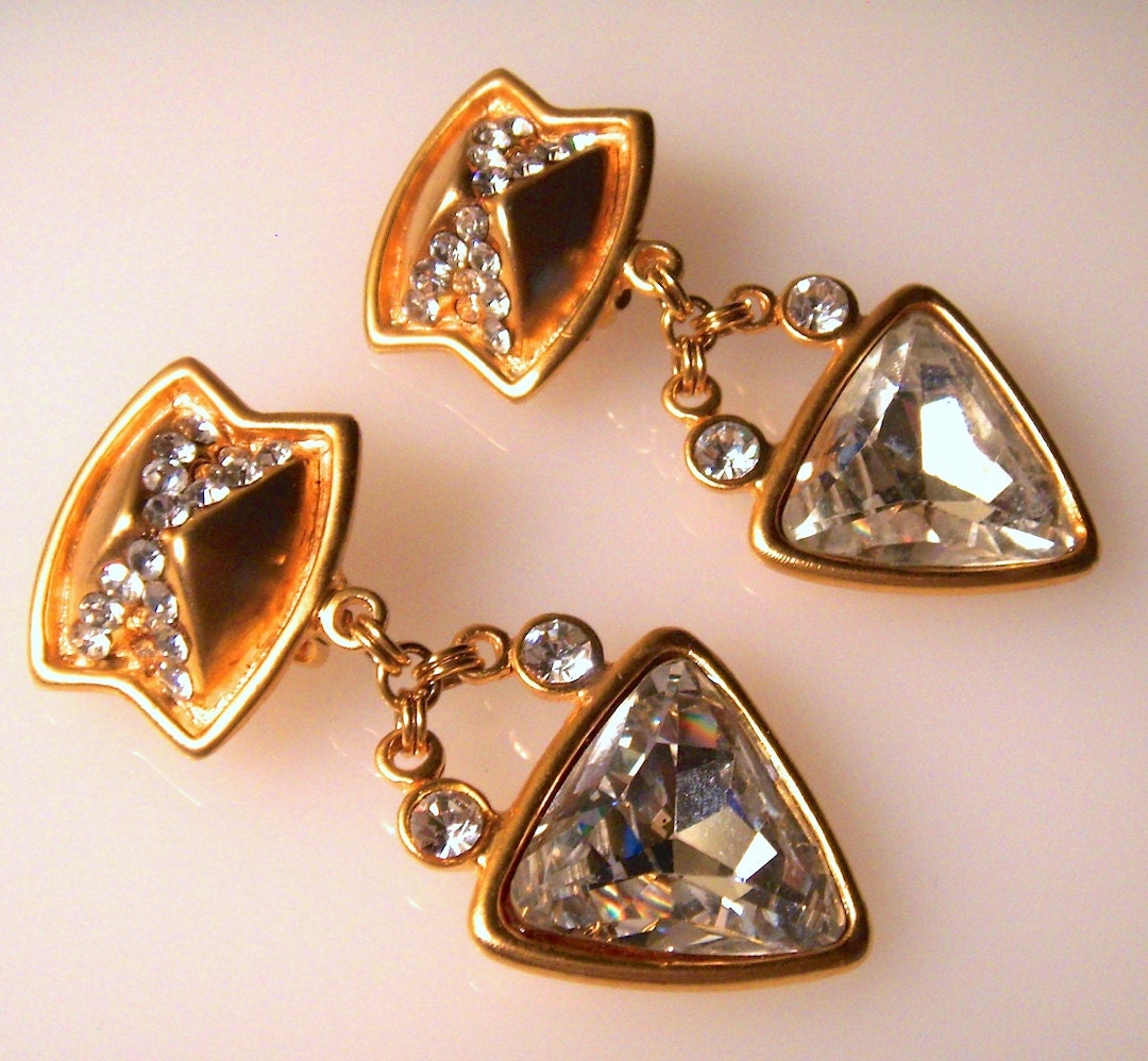 Brutalist Fahrenheit Connie Bates 1980s Gold Plate Over Pewter - Etsy