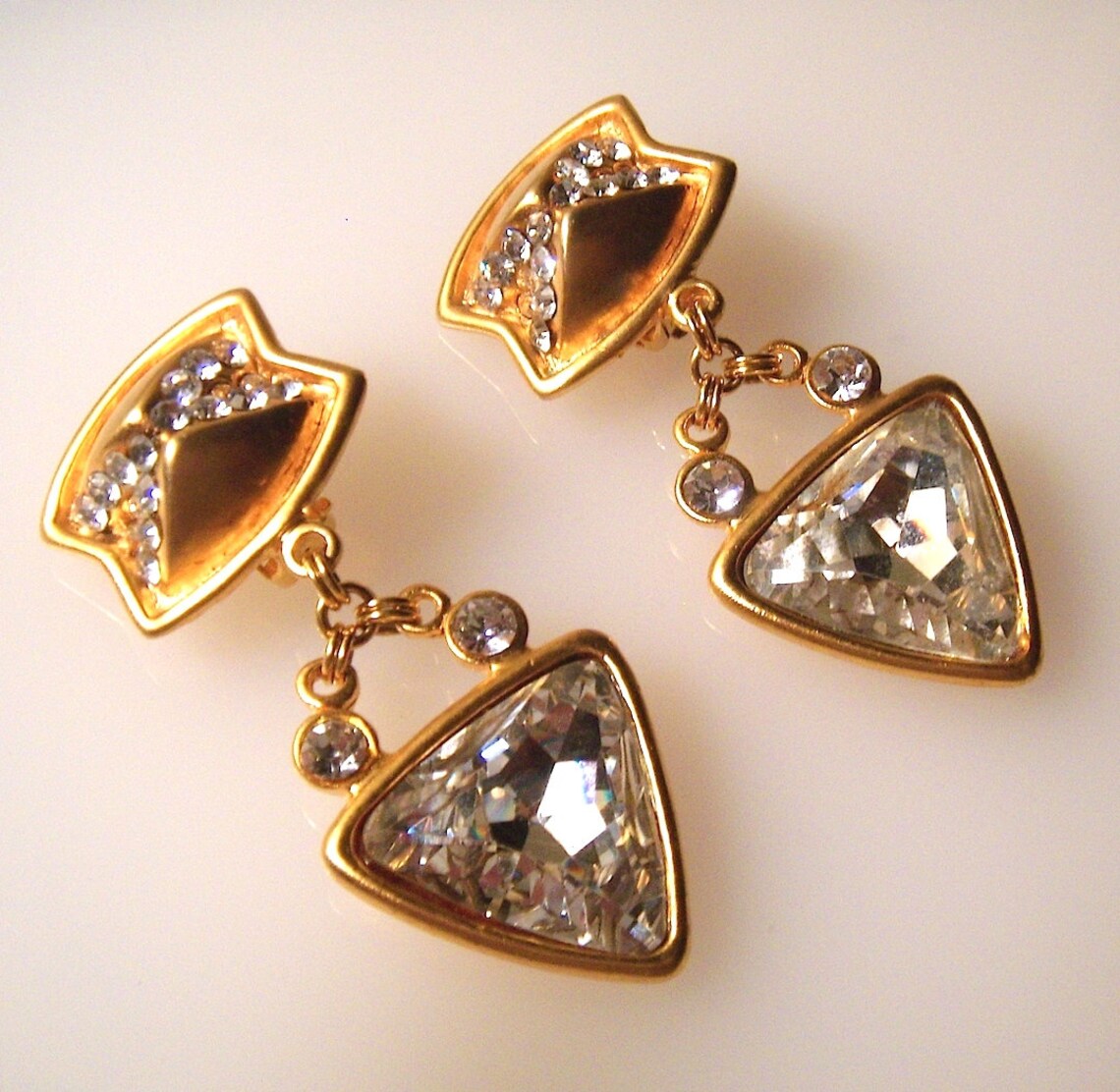 Brutalist Fahrenheit Connie Bates 1980s Gold Plate Over Pewter - Etsy