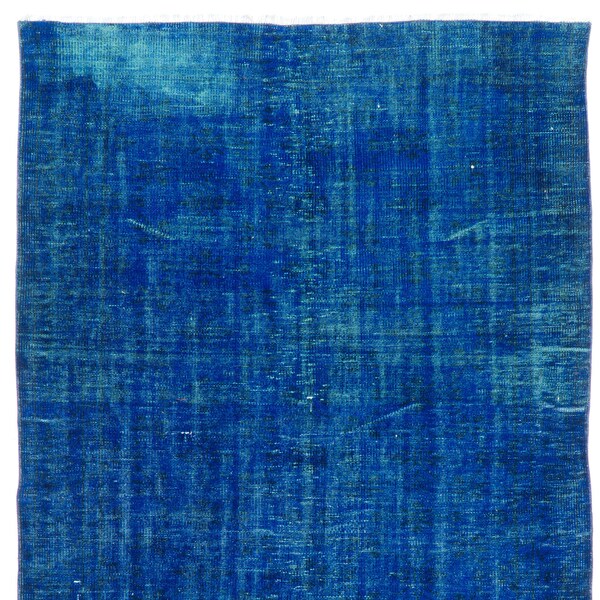 Blue Overdyed Rug - Etsy