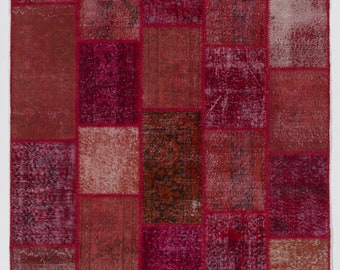 Handmade Turkish Patchwork Rug Natural & Undyed | Etsy