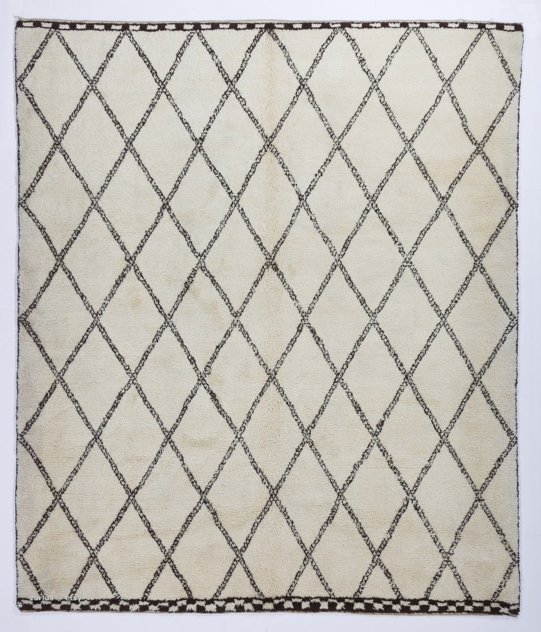 Moroccan Diamond Wool Rug - Etsy