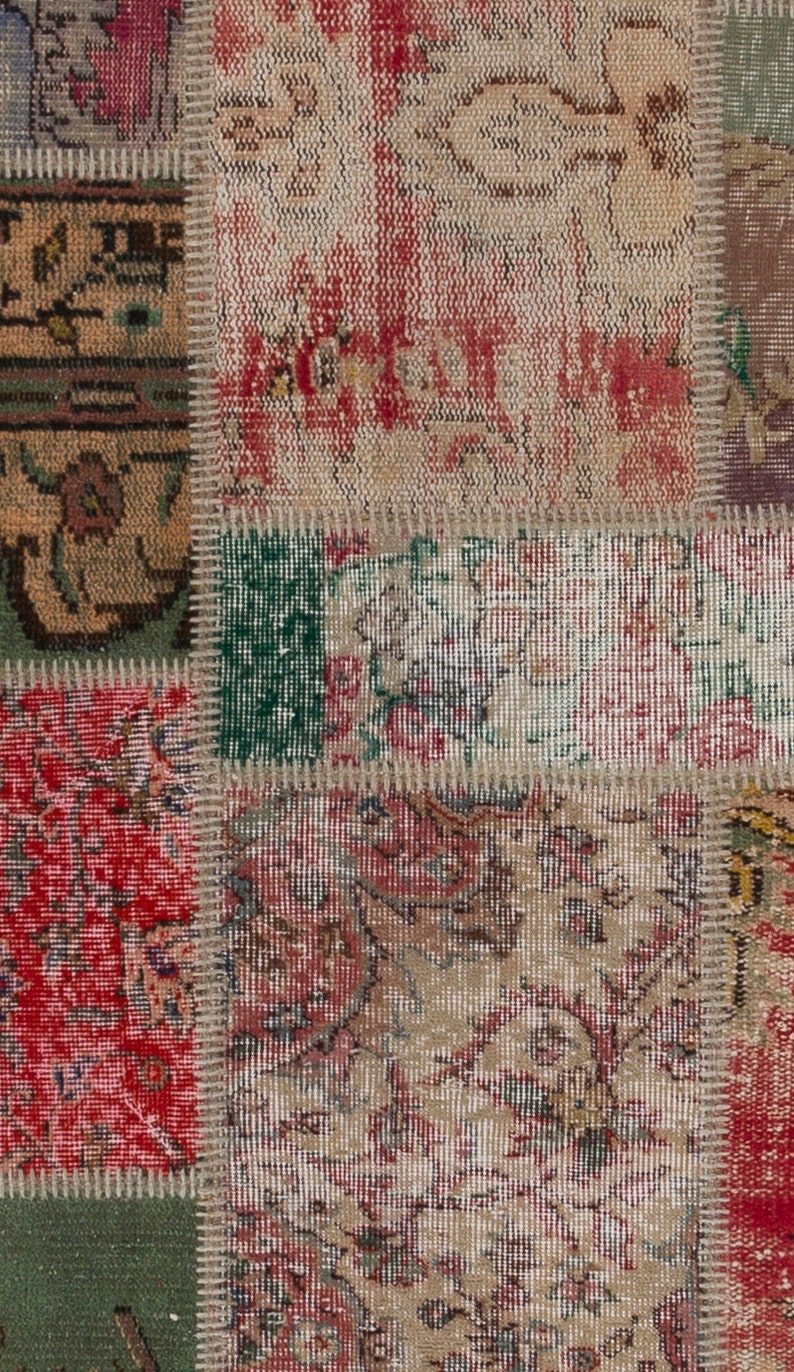 Handmade Turkish Patchwork Rug Natural & Undyed - Etsy