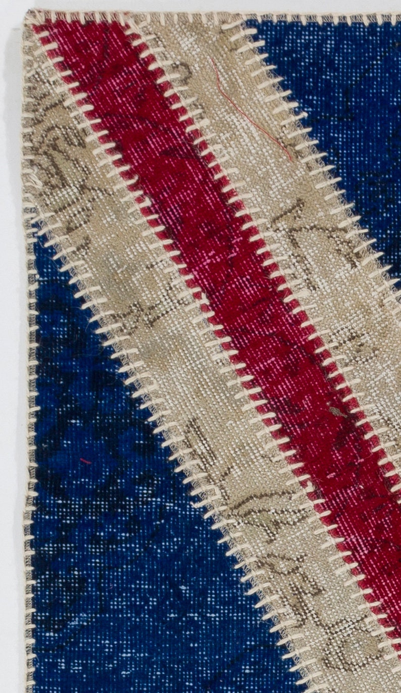 Union Jack British Flag Design Patchwork Rug Bright Colors UK - Etsy