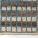 Checkered Design Tulu Rug, Vintage Turkish Long-pile Tulu Rug ...