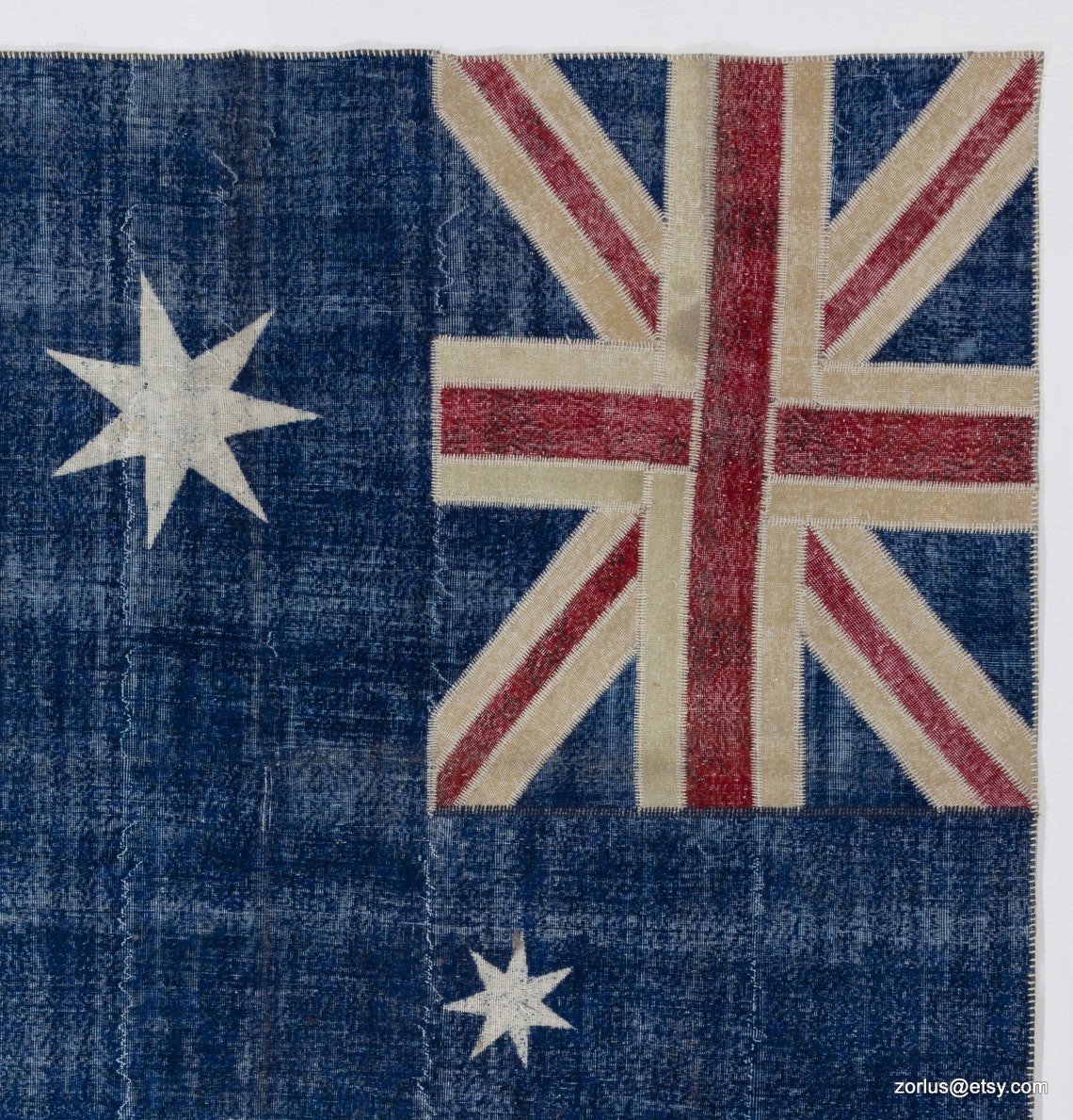 Australian Flag Design Patchwork Rug Bright Colors - Etsy