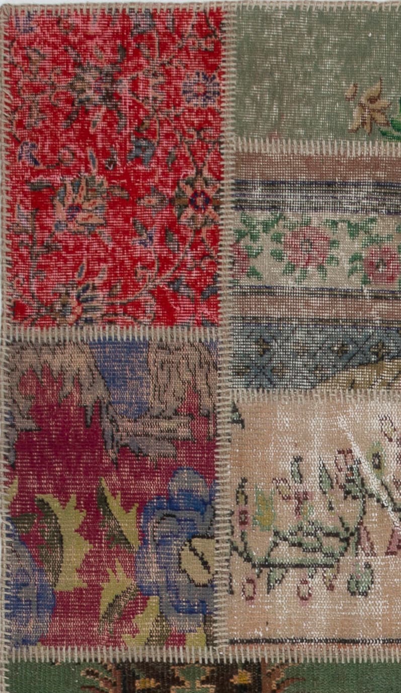 Handmade Turkish Patchwork Rug Natural & Undyed - Etsy