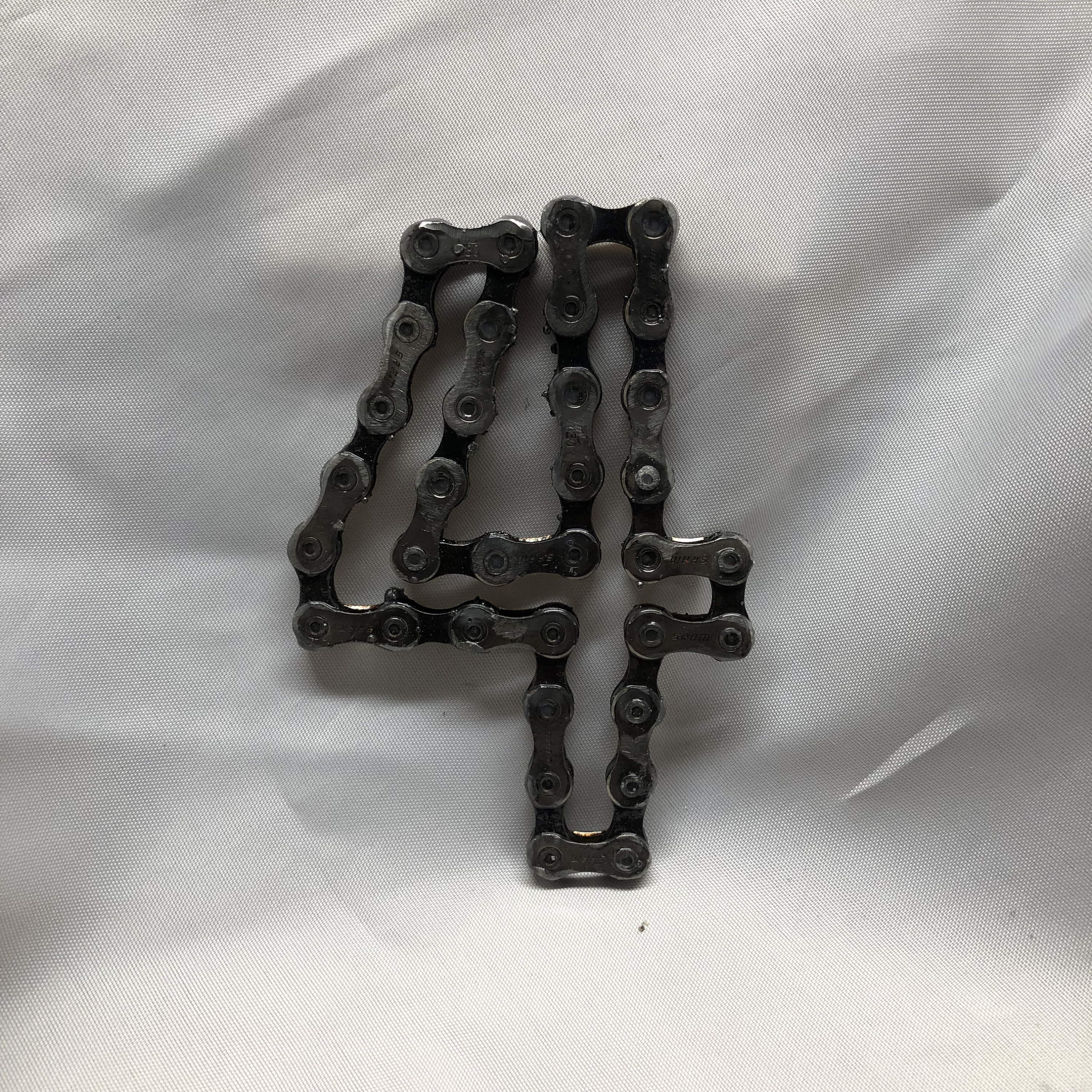Upcycled Bike Chain 4" Custom Numbers! - Etsy