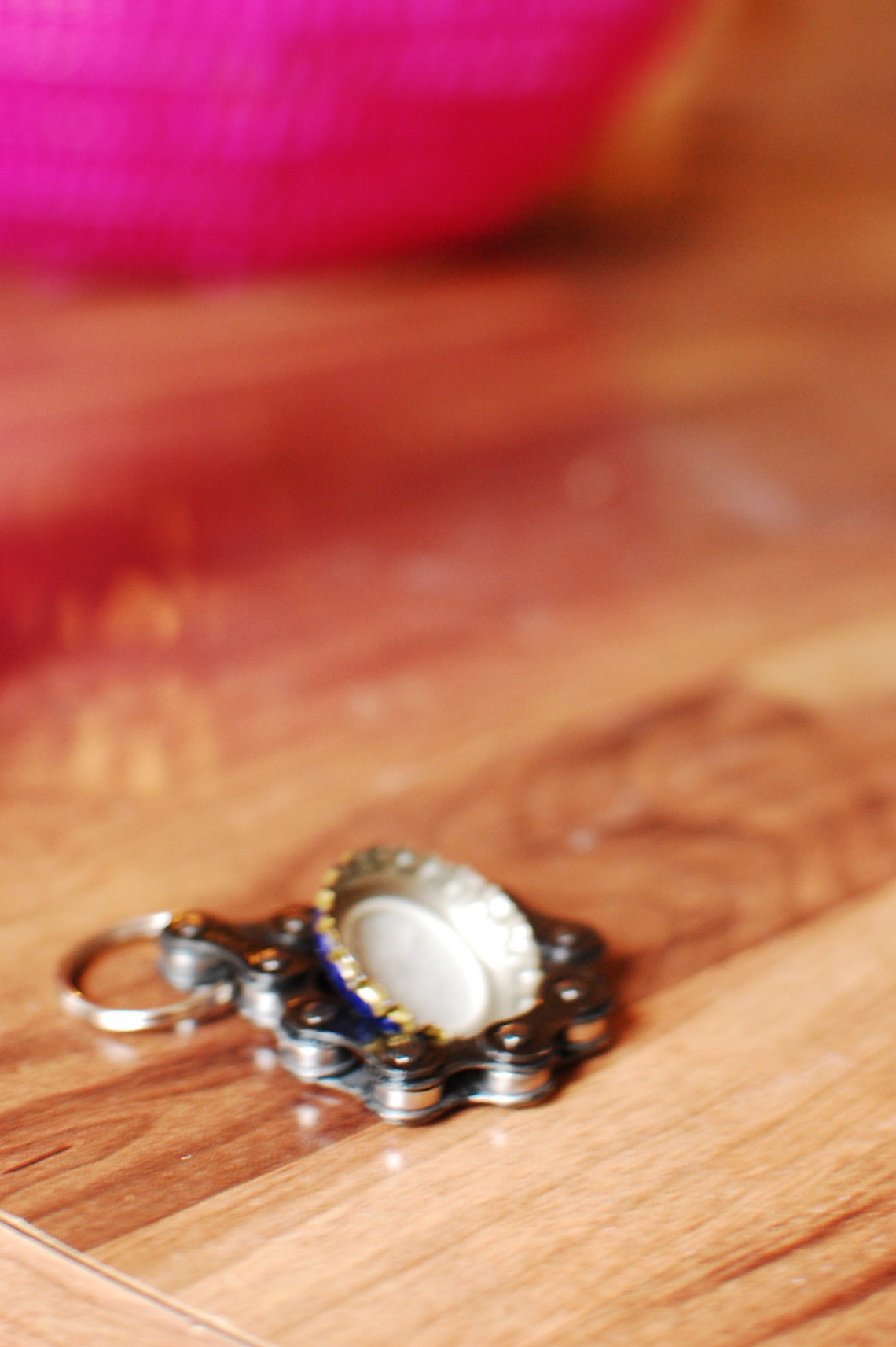 Upcycled Bike Chain: Key Chain Bottle Opener - Etsy