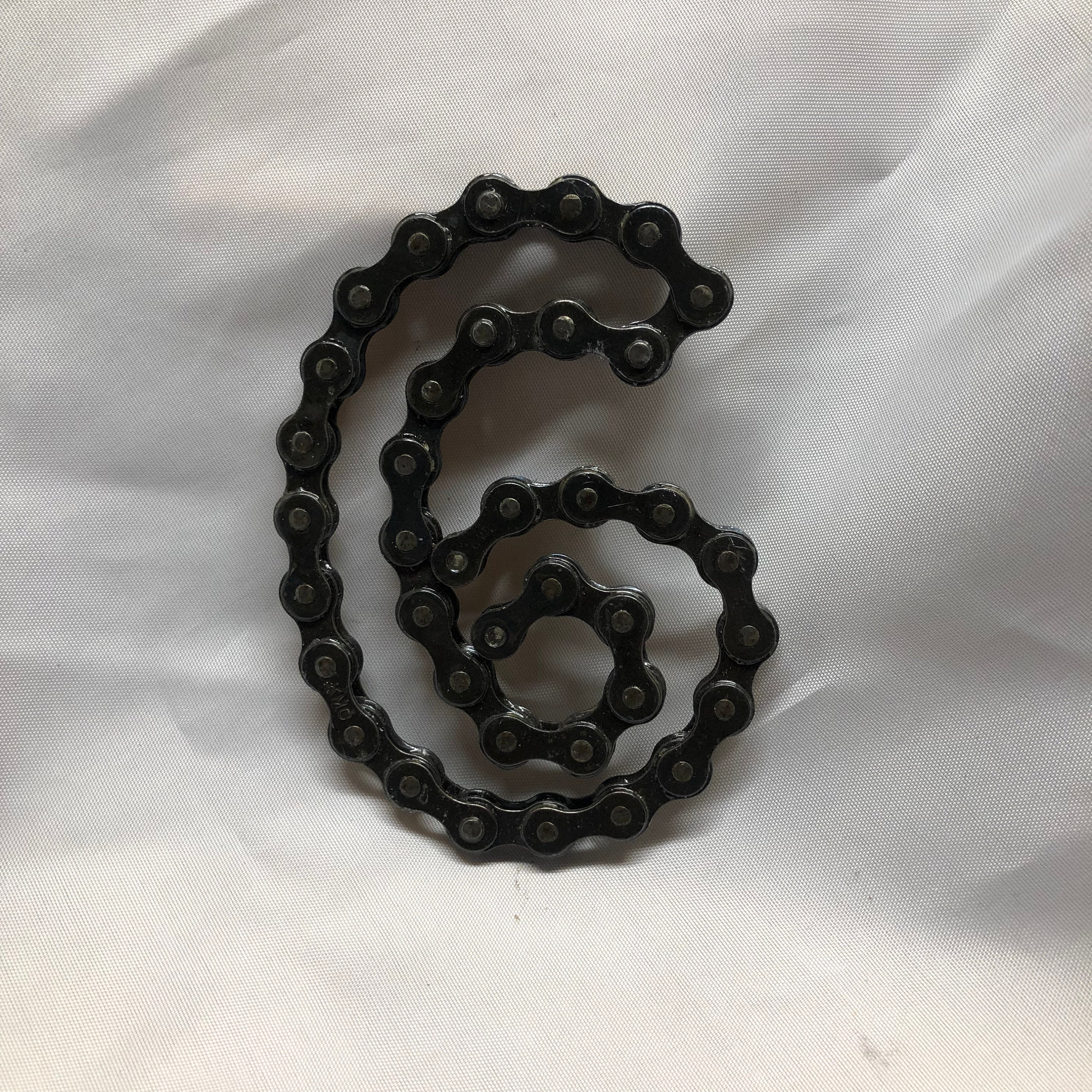 Upcycled Bike Chain 4" Custom Numbers! - Etsy