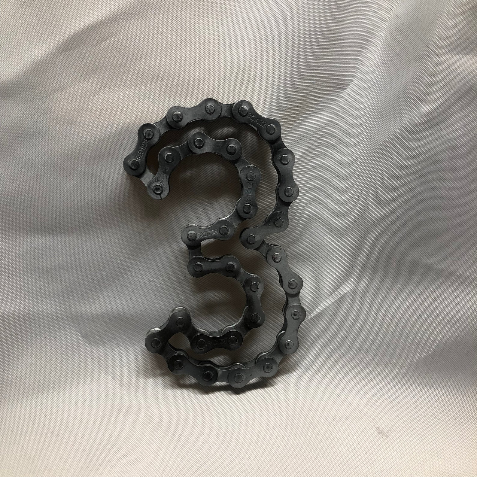 Upcycled Bike Chain 4" Custom Numbers! - Etsy