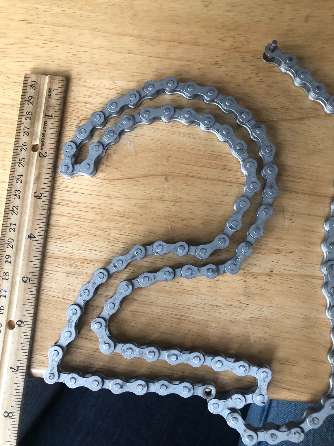 Upcycled Bike Chain 8" Custom Numbers! - Etsy