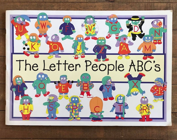 Oversized the Letter People Abc's Paperback Children's Book, Alphabet ...