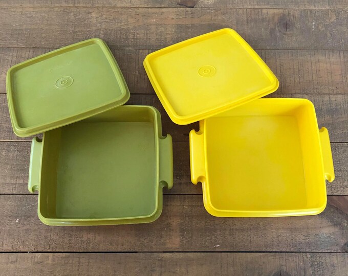 Tupperware Sandwich Keepers, Set of Two, 1362, Vintage Tupperware ...