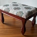 Vintage Upholstered Footstool, Ottoman, Bench, Vanity Seat, the ...