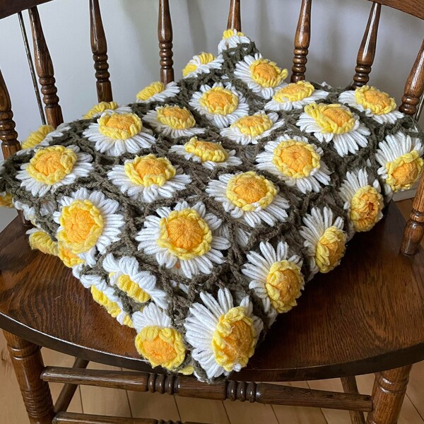 Daisy Afghan - Etsy