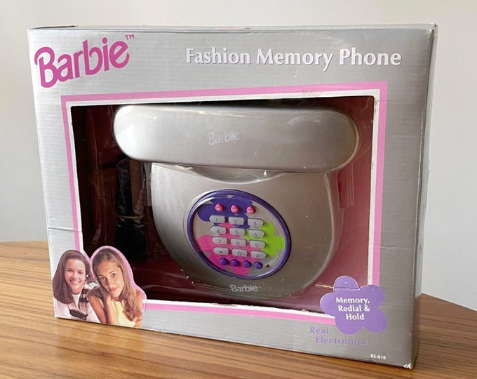 1999 Barbie Fashion Memory Phone, Vintage Barbie, Barbie Phone, 90s ...
