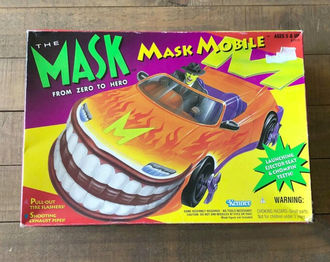 The MASK Mobile, New in Box, the Mask Movie, Jim Carrey, Toy Car ...