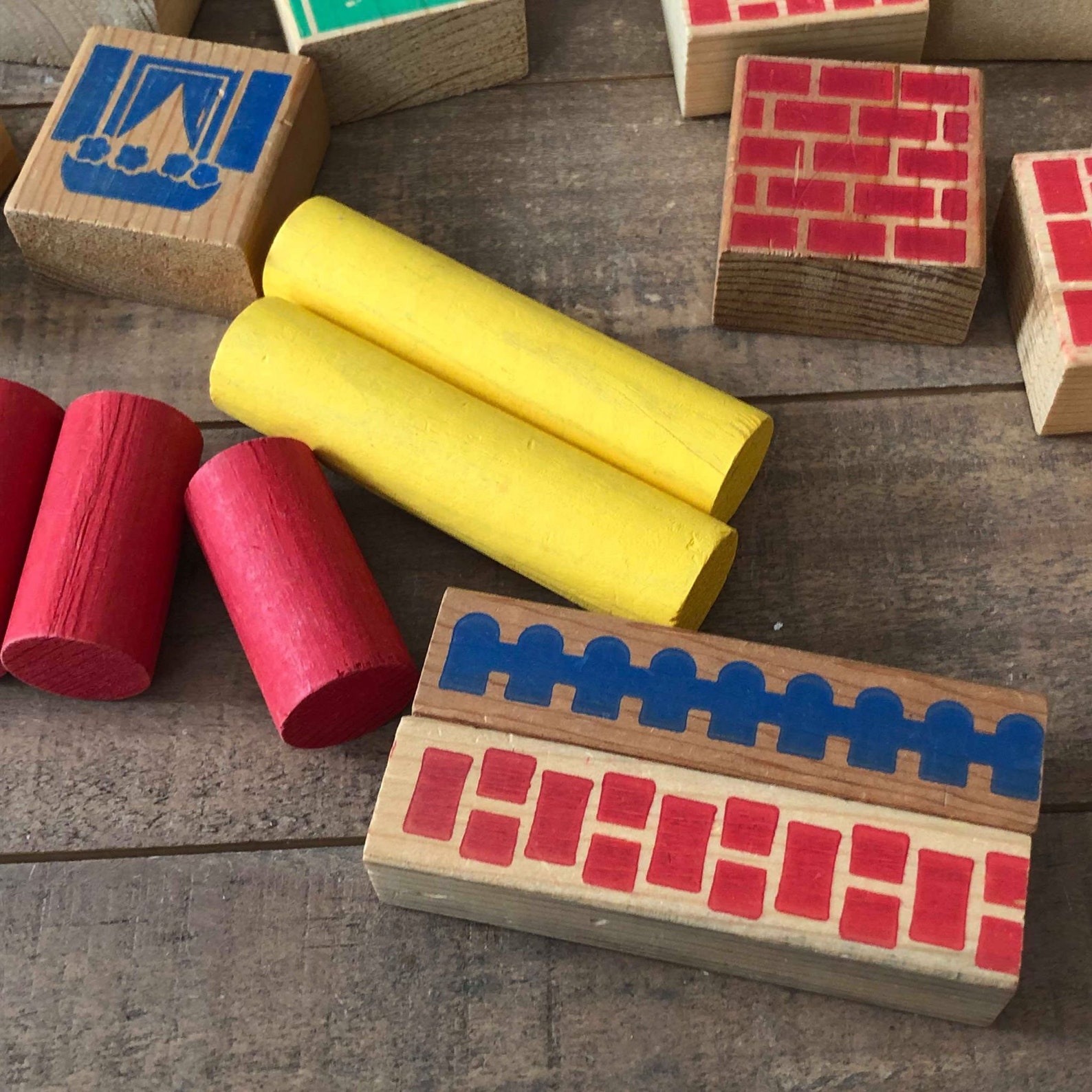 Playskool Block Builders COMPLETE 1986 Vintage Playskool - Etsy