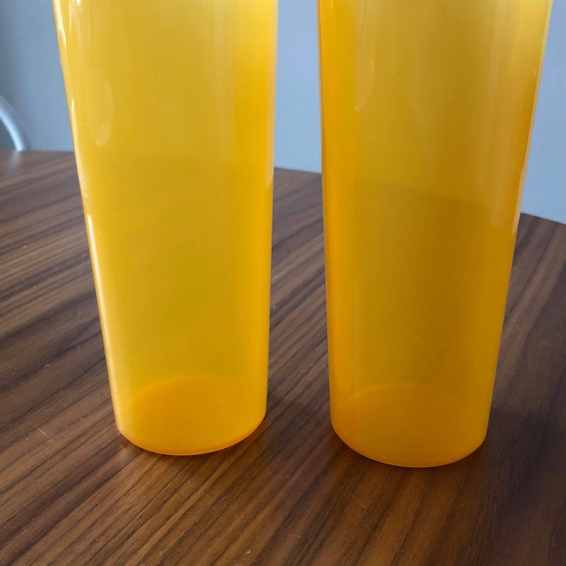 Vintage Tupperware Cups Set of Two Vintage Tupperware - Etsy
