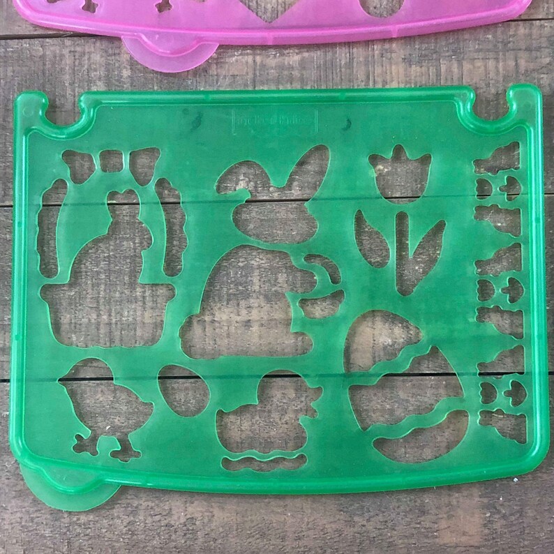 Fisher-price Fun Art Stencil Book Inserts Four Inserts | Etsy