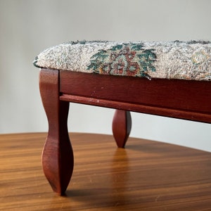 Vintage Upholstered Footstool, Ottoman, Bench, Vanity Seat, the ...