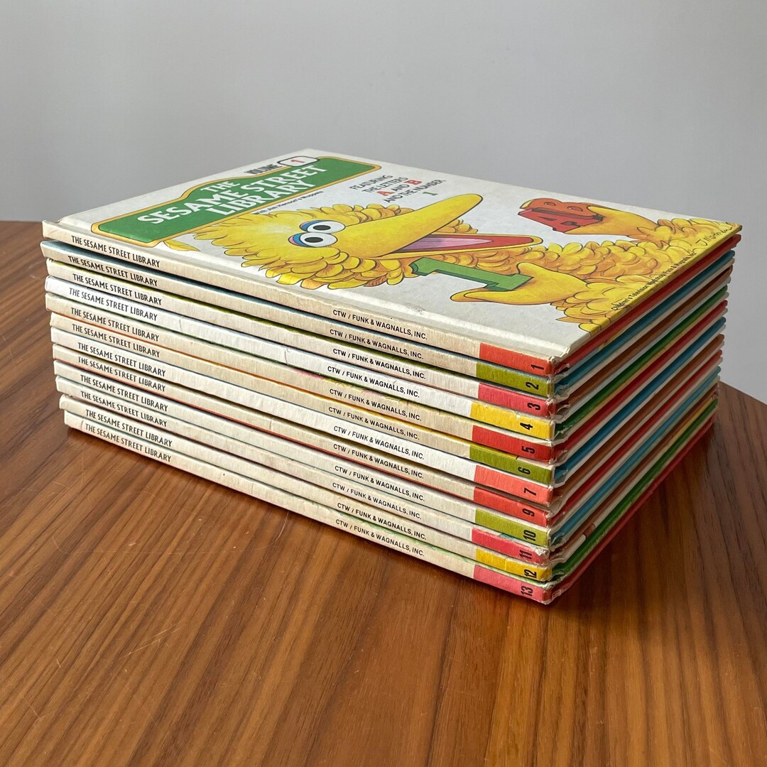 Sesame Street Library Book Lot, 12 Book Set: Big Bird, Bert and Ernie ...