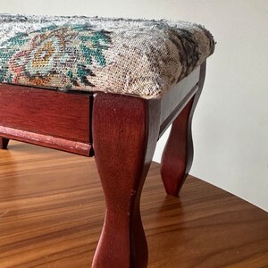 Vintage Upholstered Footstool, Ottoman, Bench, Vanity Seat, the ...