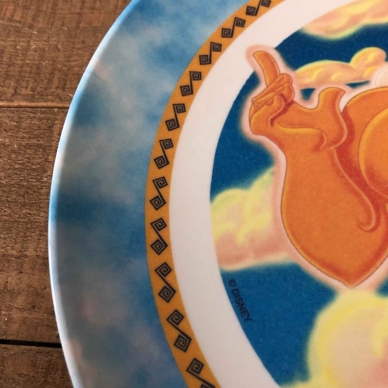 Zeus From Hercules Dinner Plate Disney Dinner Plate Vintage - Etsy