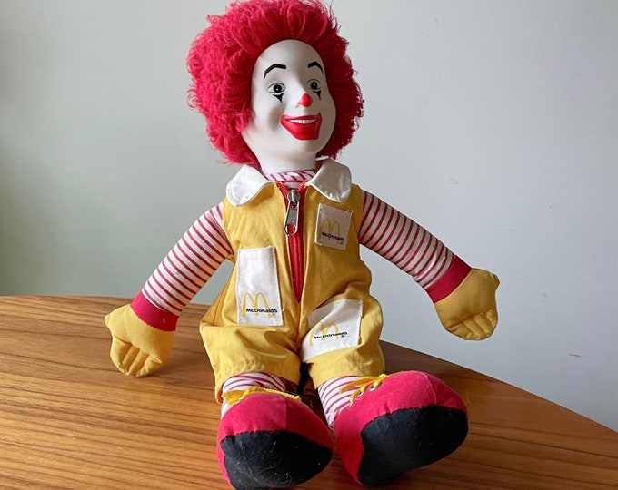 Vintage Ronald Mcdonald Doll, Vintage Mcdonald's, Mcdonald's ... Vintage Ronald Mcdonald Doll, Vintage Mcdonald's, Mcdonald's ...