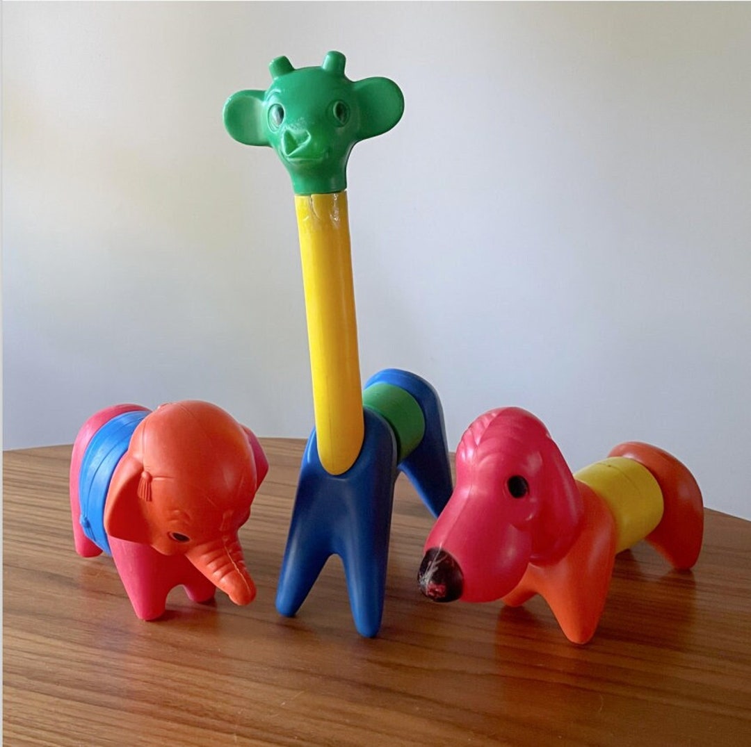 TUPPERWARE Toys: Zoo It Yourself, 1960s, Vintage Tuppertoys Animals Set ...