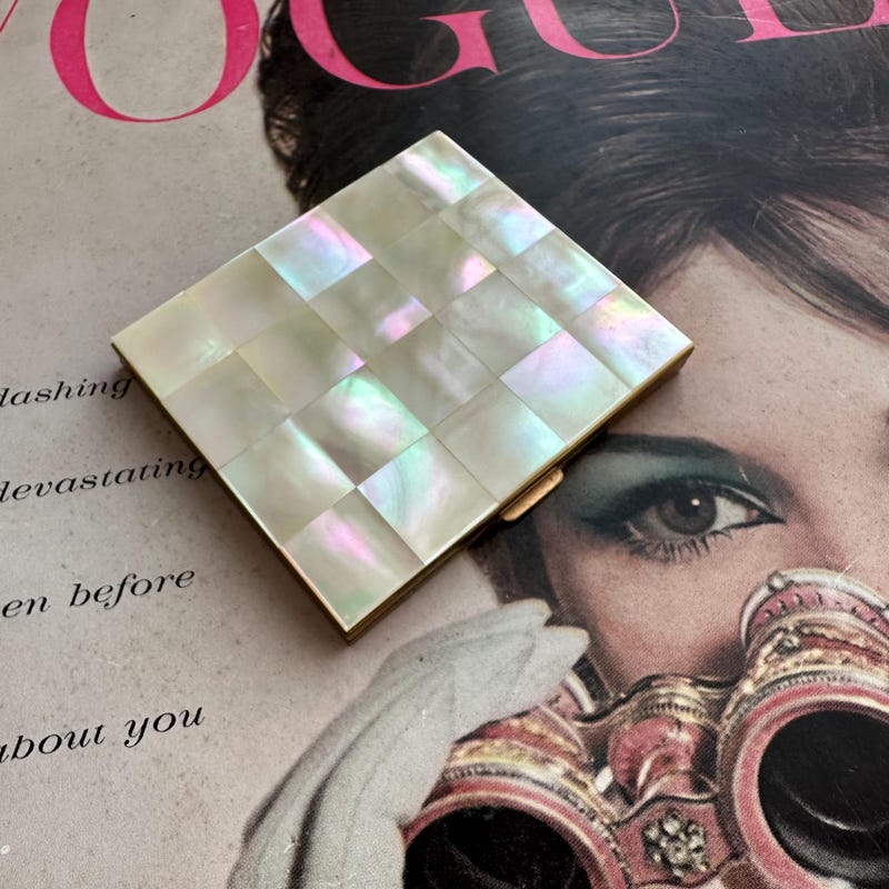 Pearl Compact - Etsy