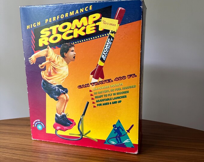 The Original Stomp Rocket, High Performance, 1990s, Rocket, Vintage ...