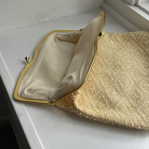 1960s Beaded Purse, Vintage Purse, Bubble Button Purs… - Gem