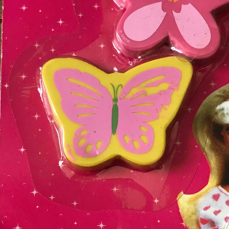 Vintage Barbie Erasers Vintage Barbie Flower Eraser | Etsy