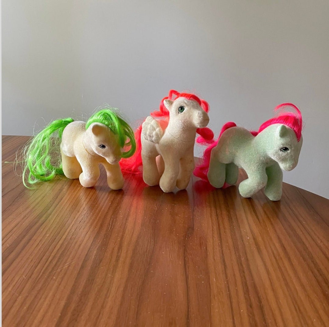 Vintage G1 My Little Pony so Soft Ponies, Set of Three, Paradise, Magic ...