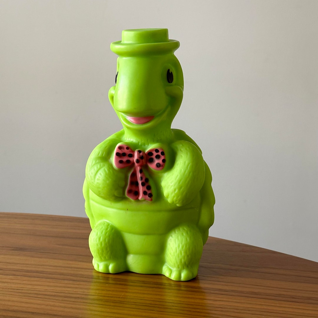 1965 Turtle Piggy Bank, Dreamland Creations, Vintage Bank, Turtle ...