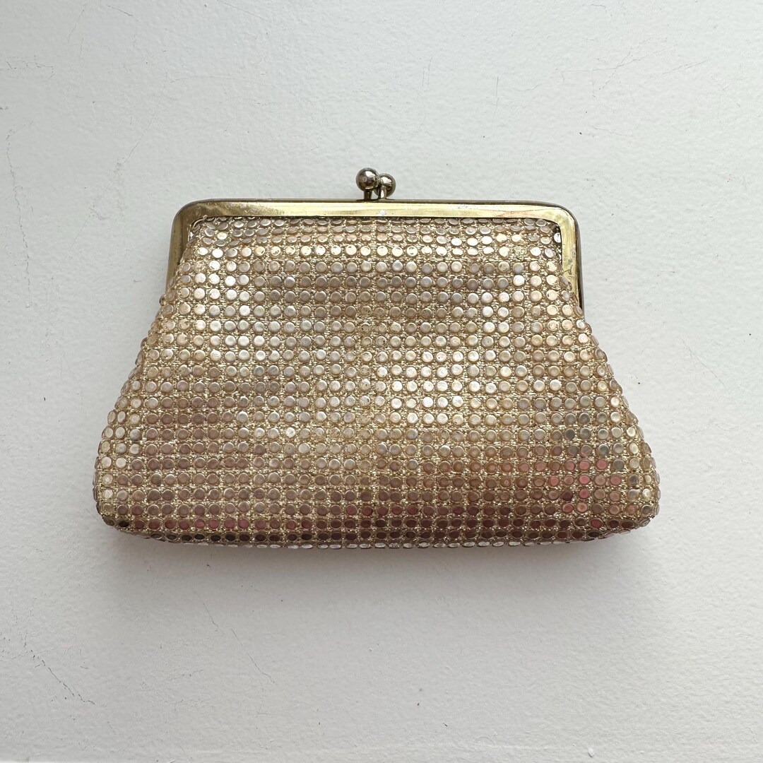 Vintage Coin Purse, Sequin Coin Purse, Coin Purse, Mesh, Mesh Coin ...