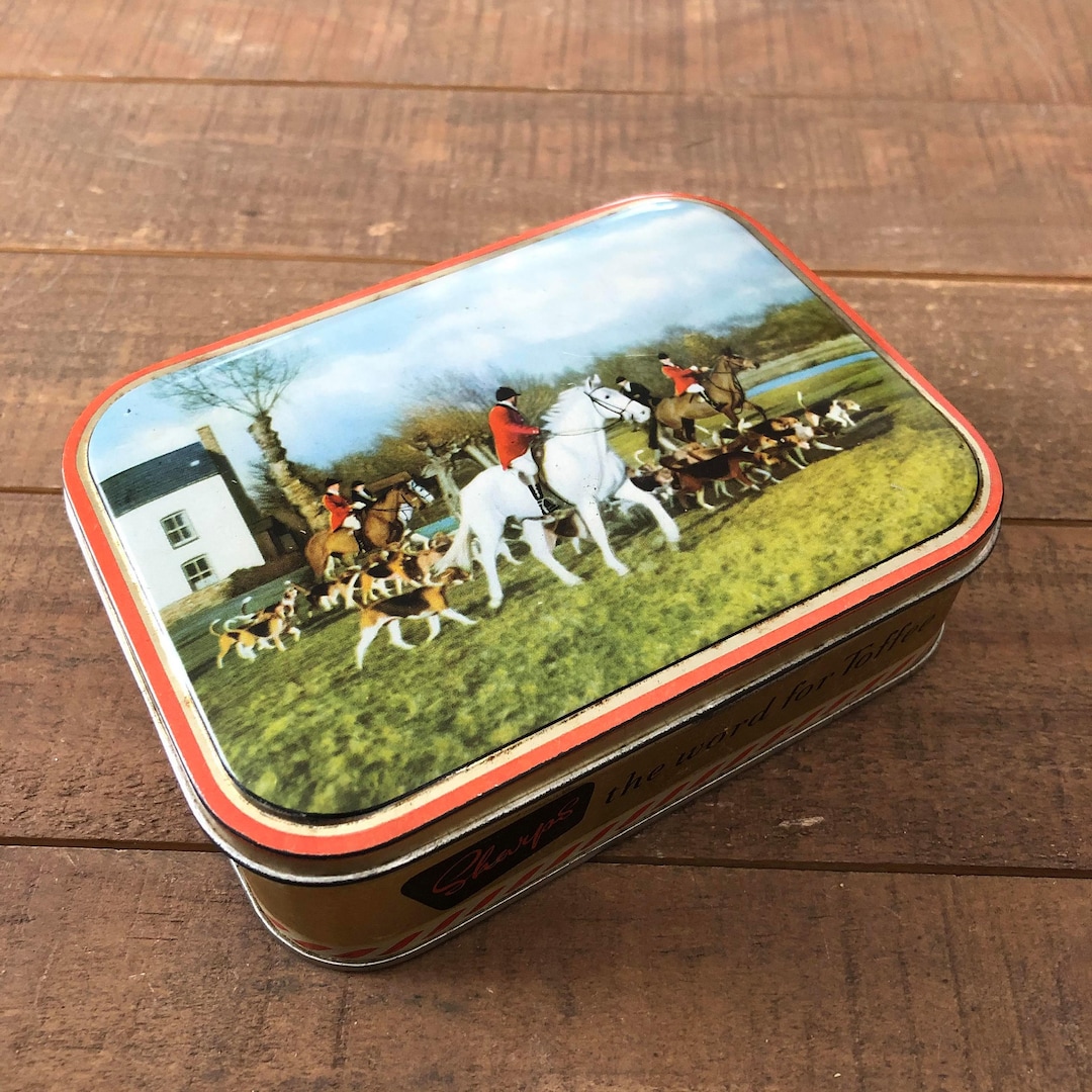 Vintage Toffee Tin, Edward Sharp and Sons Tin, Made in England, 1950s ...